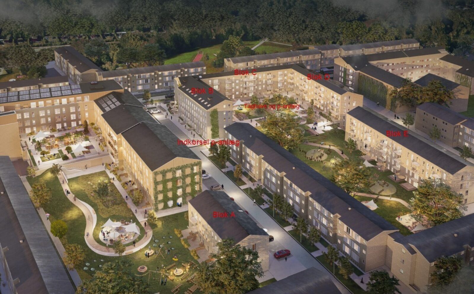 Overdækket parkering på Store Torv – Tingbjerg