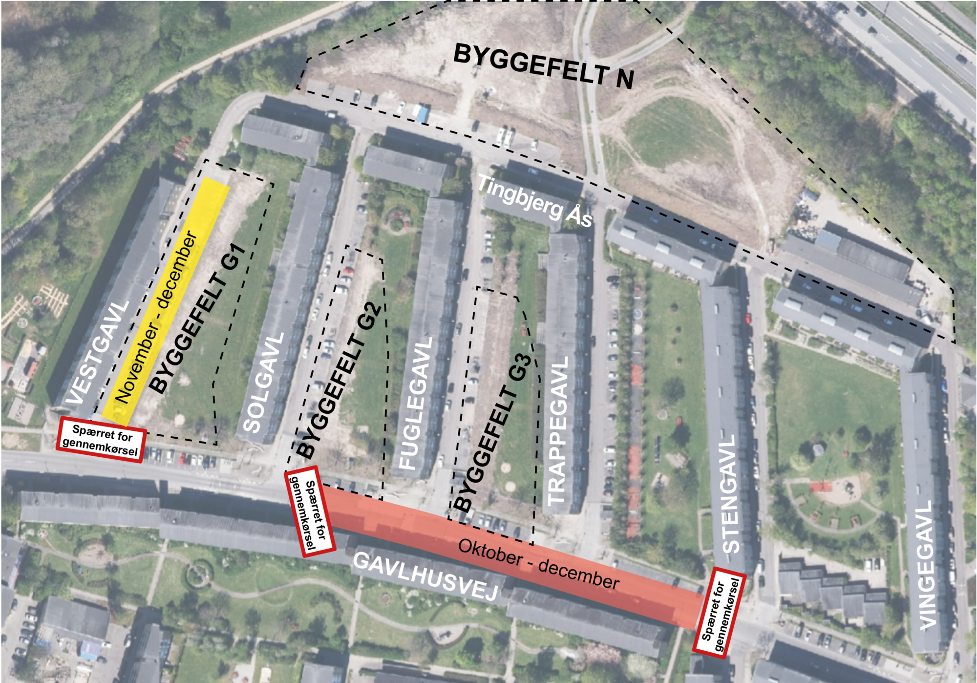 Byggeri og trafikafvikling i det nordlige Tingbjerg – Tingbjerg